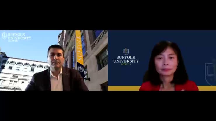 Coffee and Conversation with new Sawyer Business School Dean, Amy Zeng