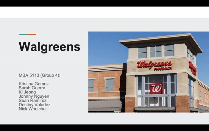 Walgreens - Team 4