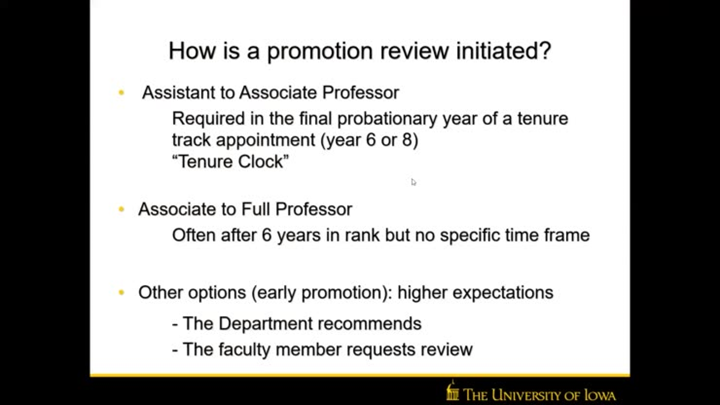Preparing for Promotion - Tenure / Research Track