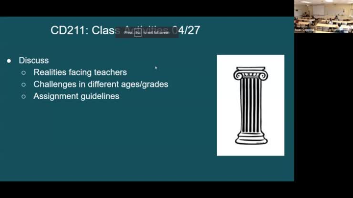 (04/25) CD211: Challenges/Realities of Teaching (Recording)
