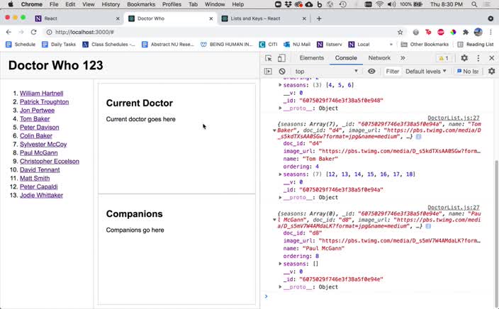Lab 8b: Display Doctor Detail
