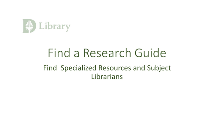 Find a Research Guide