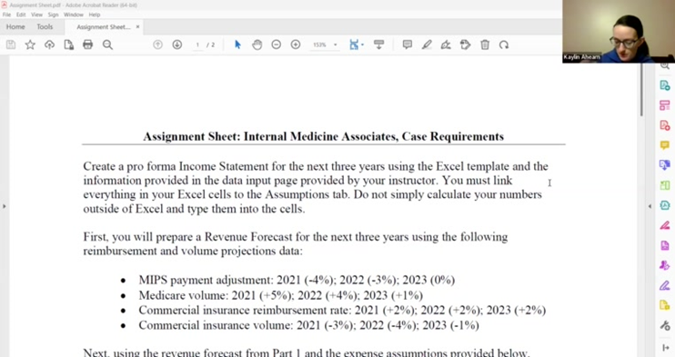 IMA Case Study Help Session