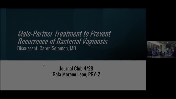 Journal Club: Male-Partner Treatment to Prevent Recurrence of Bacterial ...