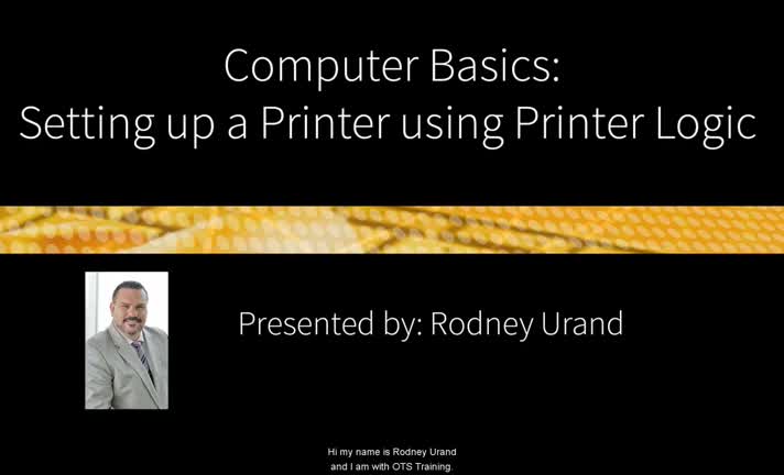 Computer Basics_ Installing a Printer using Printer Logic