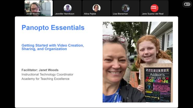 Panopto Essentials Getting Started with Video Creation, Sharing and Organization November 2023