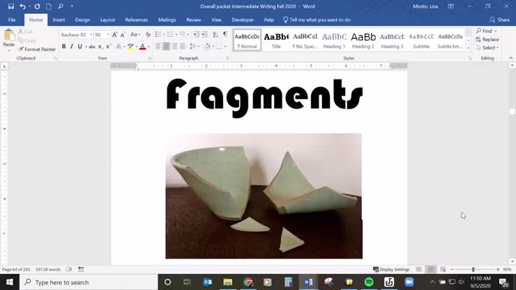 Fragments intro