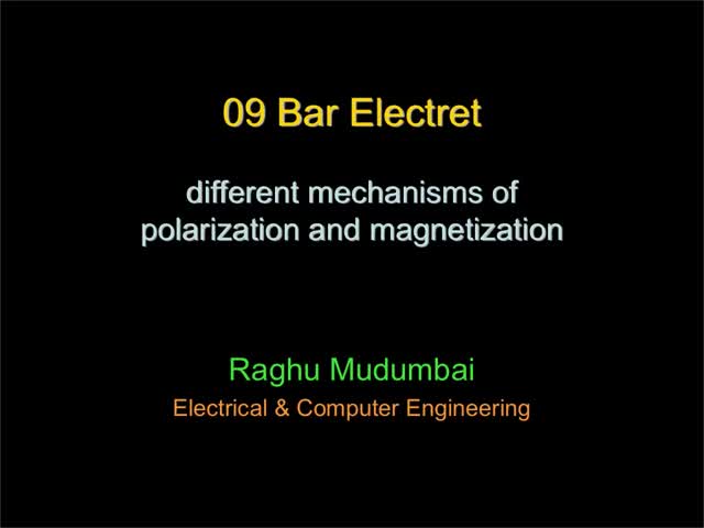 09 Bar Electret