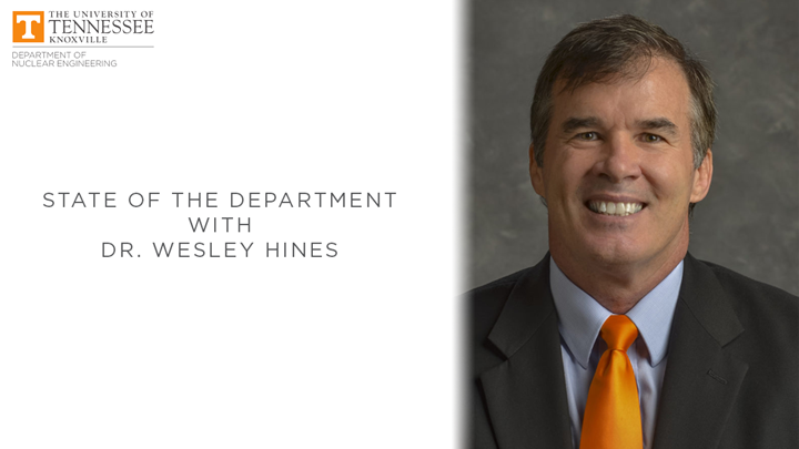 Dr. Wesley Hines with the State of the Department(Fall 2021)