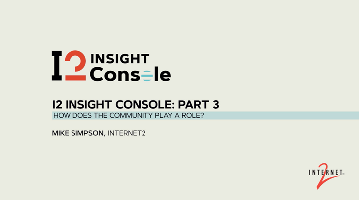 Part 3 I2 Insight Console