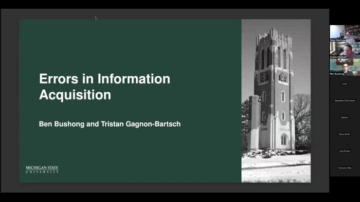 MiddExLab Seminar Ben Bushong