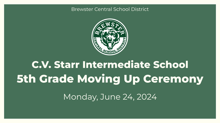 C.V. Starr 5th Grade Moving Up Ceremony 2024