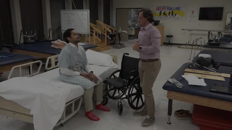 Minimal Assist Transfer with weakness on one side