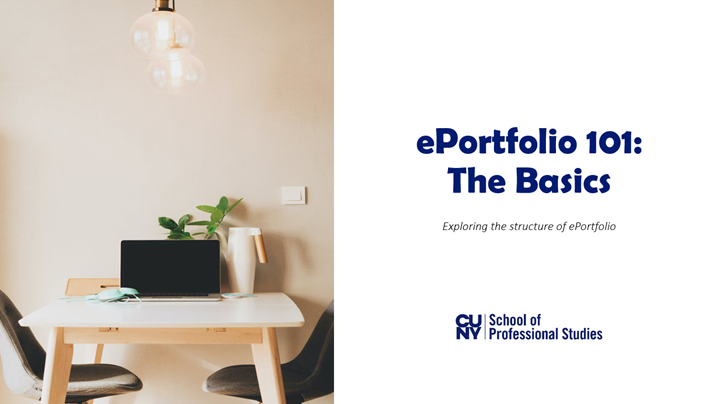 ePortfolio 101: The Basics