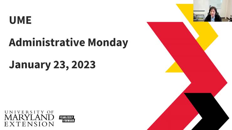 UME Admin Monday - January 2023