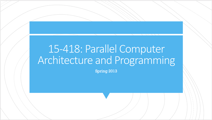 Lecture07 Programming for Performance II: Locality and Communication