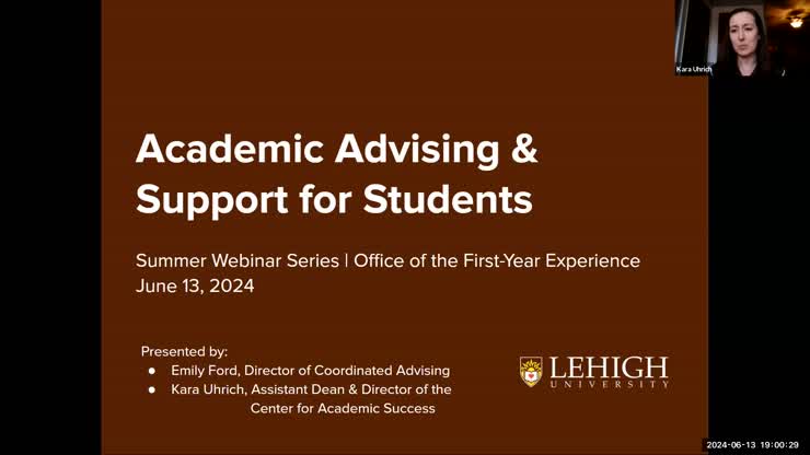 Academic Advising & Support for Students