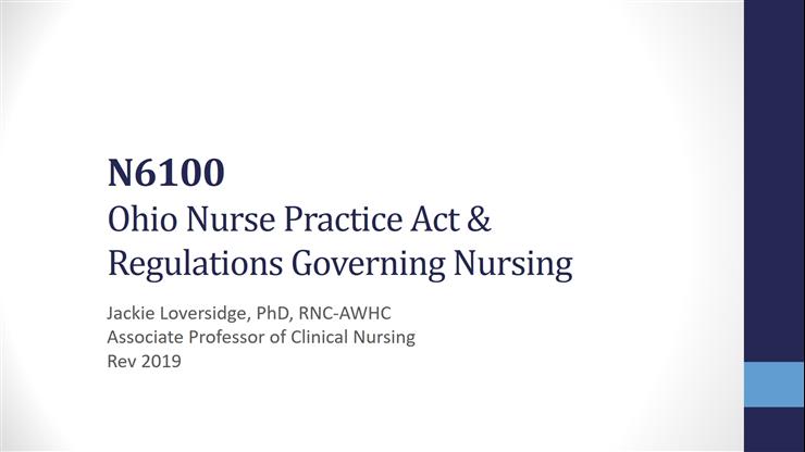 N6100 Ohio NPA & Rules