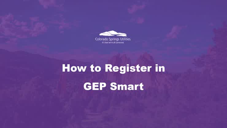 How to Register for GEP Smart
