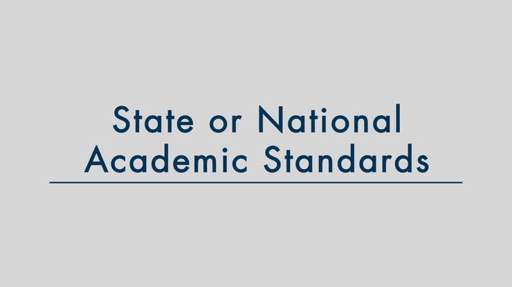 State or National Academic Standards