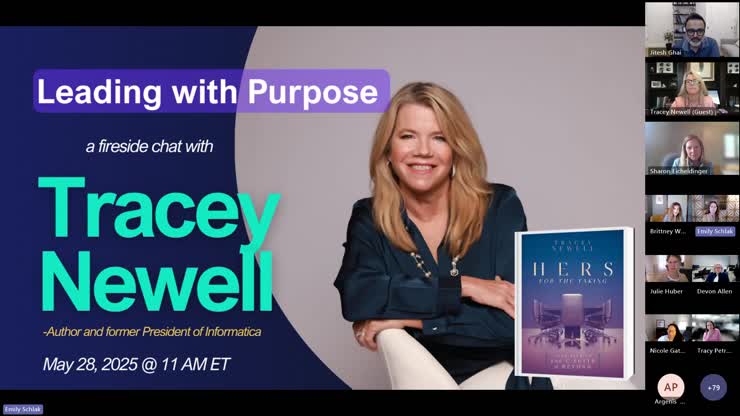 Leading with Purpose - A Fireside Chat with Tracey Newell