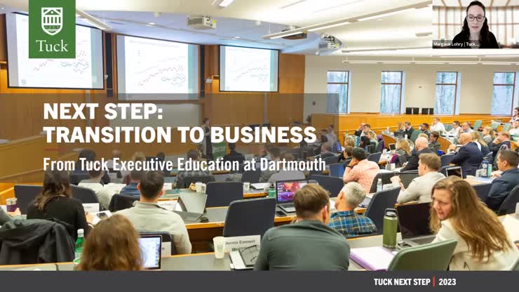 Next Step- Transition to business