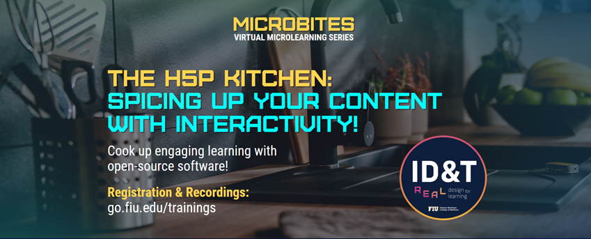 Microbites: The H5P Kitchen: Spice up your content with interactivity!