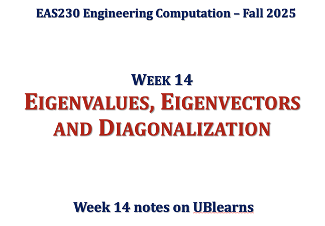 Example: Eigenvalues and Eigenvectors of A 2x2