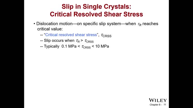 Lecture 14c - Chapter 8 - Slip Systems (part 2)