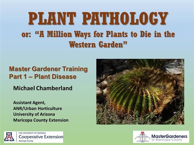 Plant Pathology - Part1