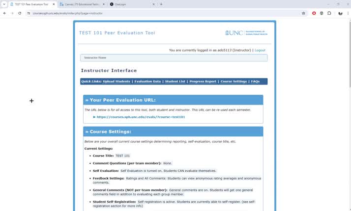 How To Upload Students Into The Peer Eval Tool (Canvas)