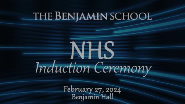 2024 Spring NHS Induction Ceremony