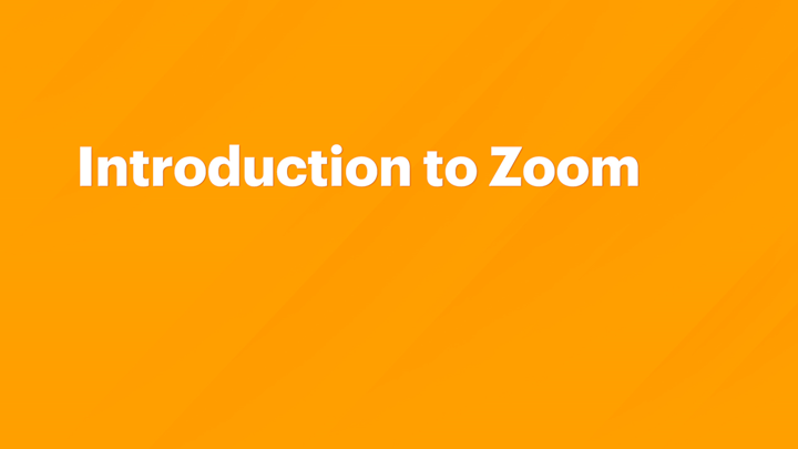 Zoom Introduction