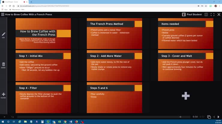 VoiceThread Presentations Step 3: Share