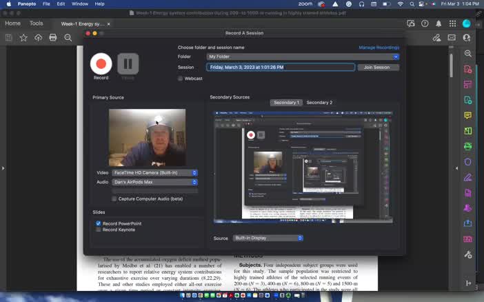 Exercise Physiology Poster Example