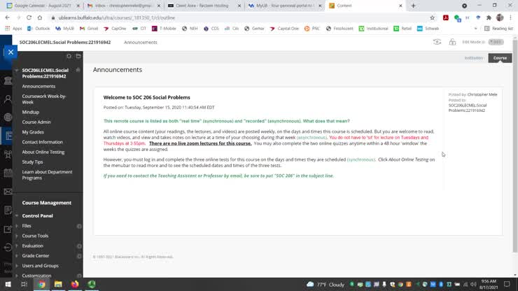 How to Best Use UBLearns for this Course