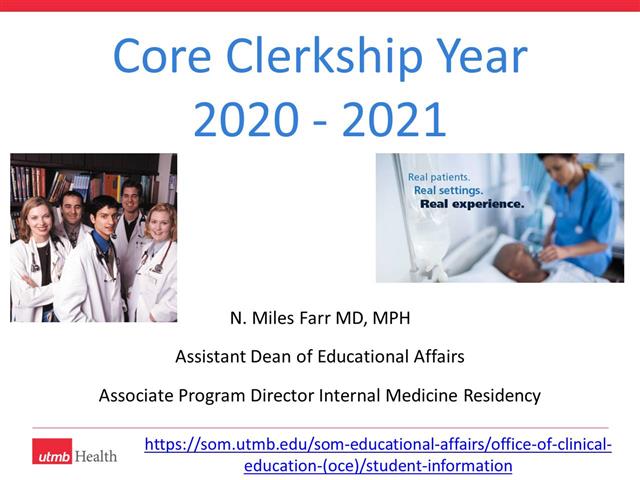 Rising 3rd Year Class Meeting 2020