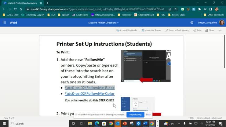 How to Print: FollowMe printers