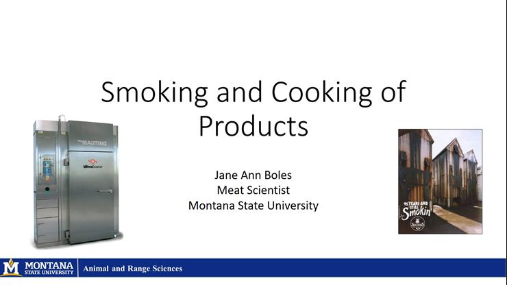 Smoking and Cooking