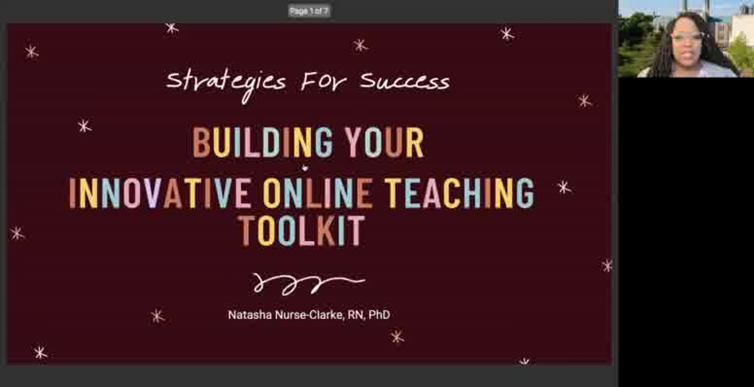 Building Your Innovative Online Teaching Toolbox: Strategies for Success