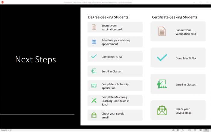 Learn About Your Next Steps