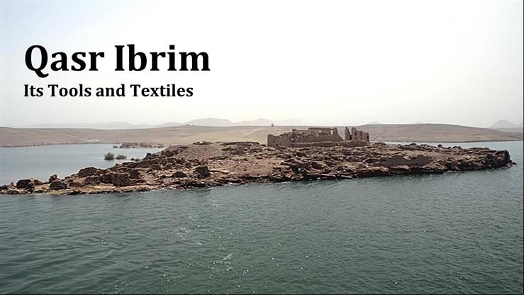 TAES Sarah Hitchens Qasr Ibrim: its tools and textiles & Magdalena ...