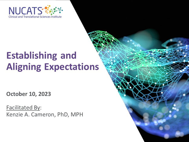 Establishing and Aligning Expectations