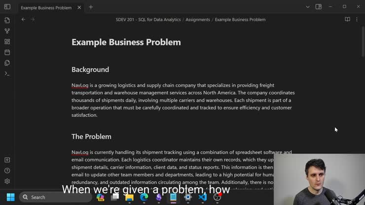 Database Design Example
