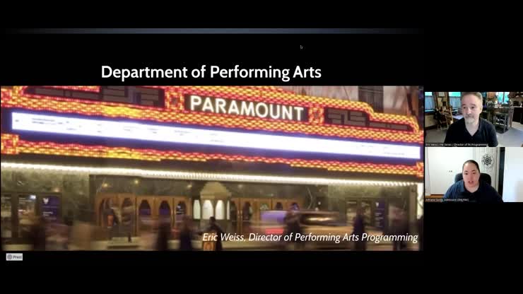 Applying as a Performing Arts Major