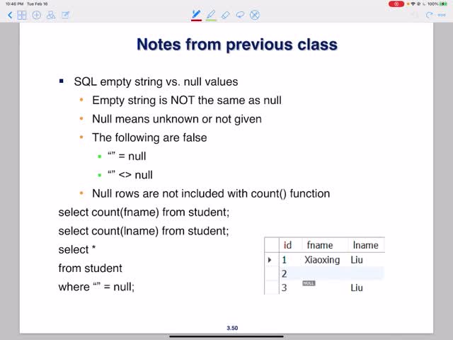 CSC 565 Chapter 3 Intro to SQL part 3_default