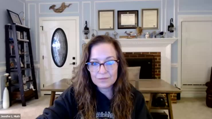 Jennifer L. Muth's Zoom Meeting