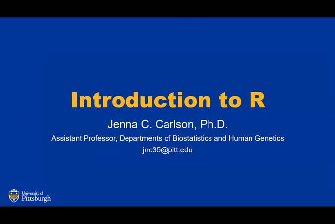 Intro to R: Overview