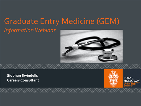 Graduate Entry Medicine - Information Webinar