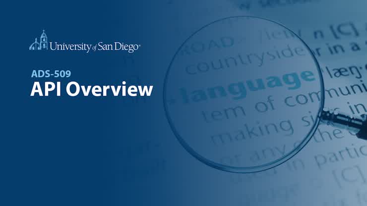 Presentation 1.1: API Overview